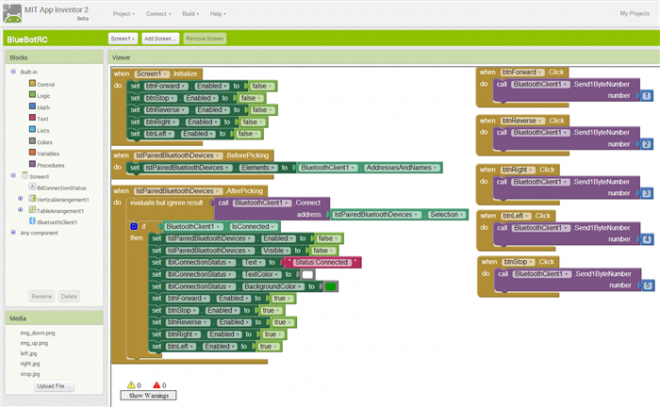 Simple Android apps with App Inventor – 42 Bots