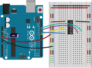 Programming ATtiny84 / ATTiny44 with Arduino Uno – 42 Bots